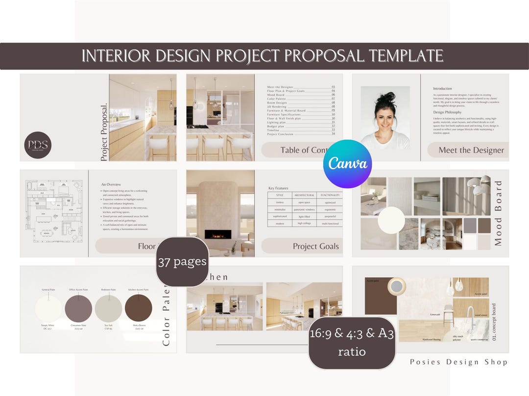 Interior Design Project Proposal Template | Interior Design Proposal ...
