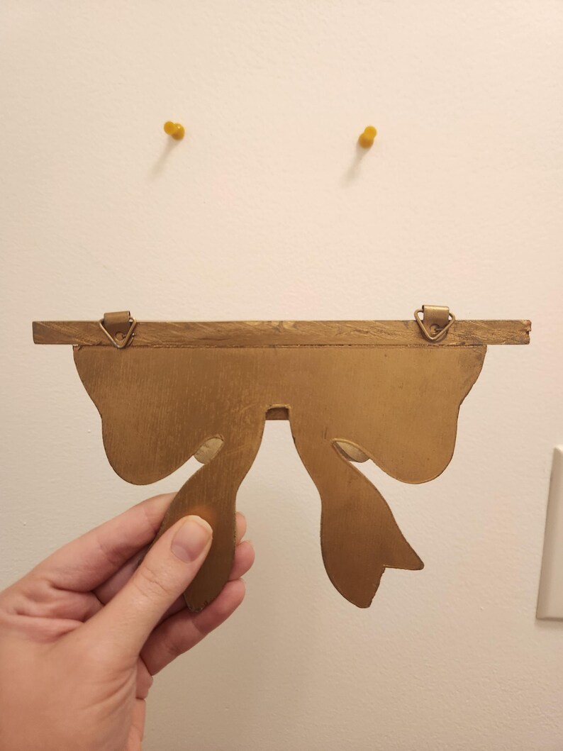 Bow Shelf, Gold Bow Shelf, Bow Wall Shelf, Bow Wall Decor - Etsy