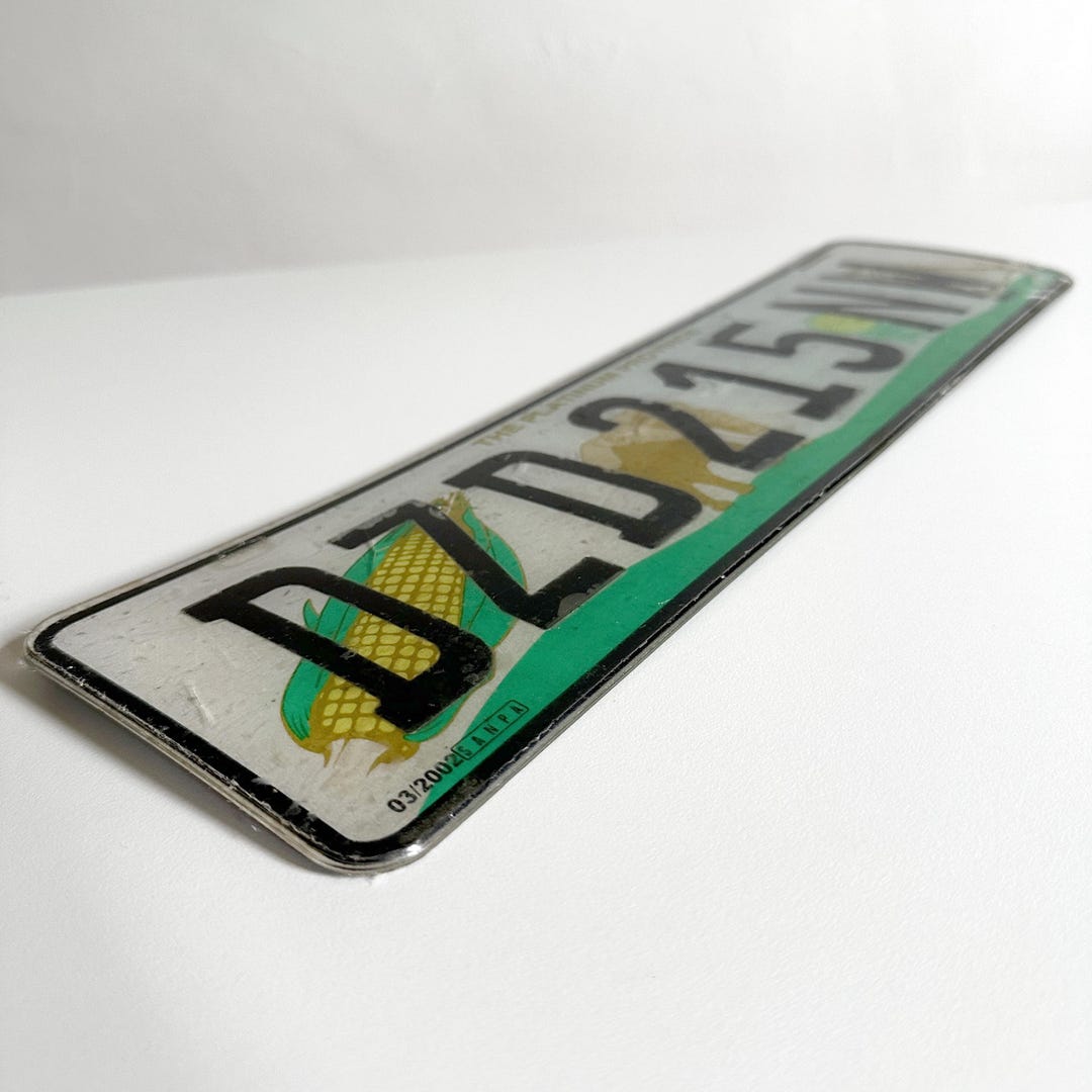 Vintage Platinum Province South Africa License Plate | March 2002 ...
