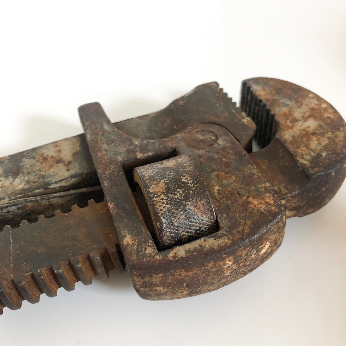 Vintage Pipe Wrench Old Monkey Wrench Rusty and Worn | Etsy