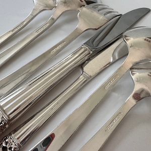 Vintage Oneida Coronation Community Silver Plate Flatware - Art Deco ...