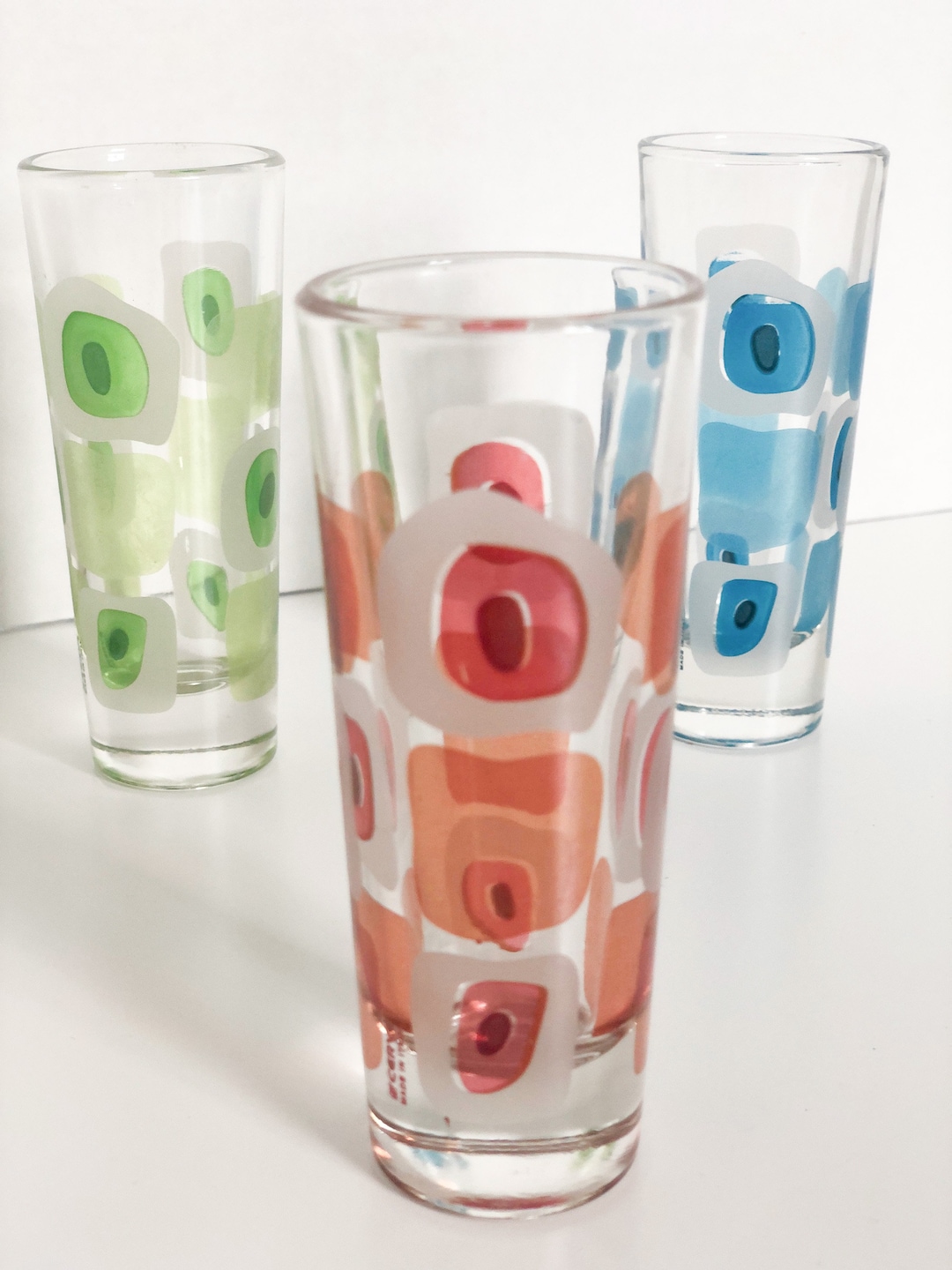 Vintage Cerve Vodka Shot Glasses - Set of 3, Made in Italy - Etsy