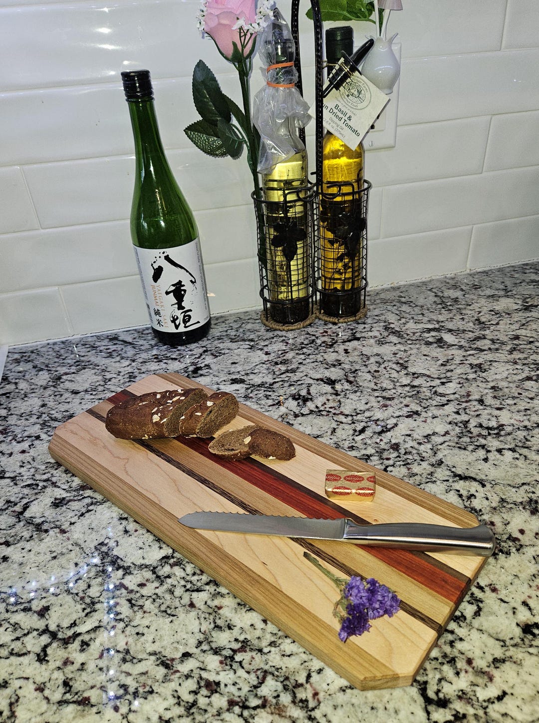 Handmade Exotic Maple Padauk Zebrawood Walnut Bread Board - Etsy