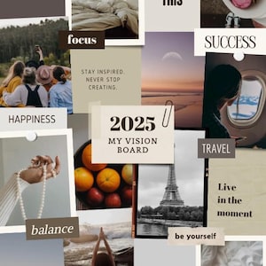 2025 Moodboard - Editable Template - Etsy