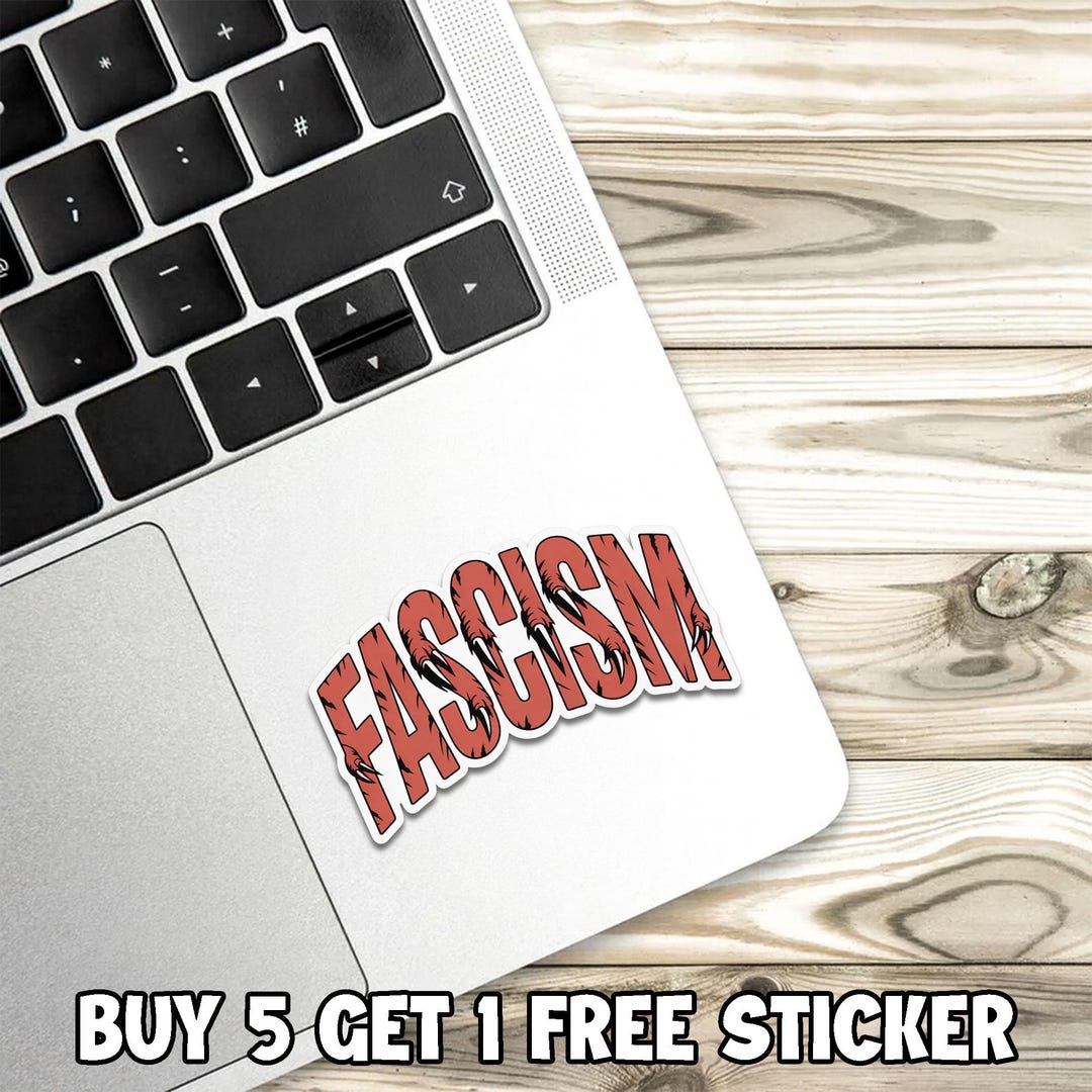 Anti-fascist Sticker, Political Awareness Vinyl Decal, Social Justice ...