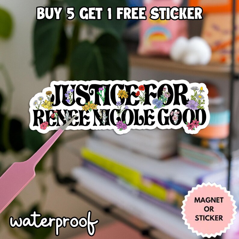 Renee Nicole Good Sticker, Minneapolis Protest, Waterproof - Etsy UK