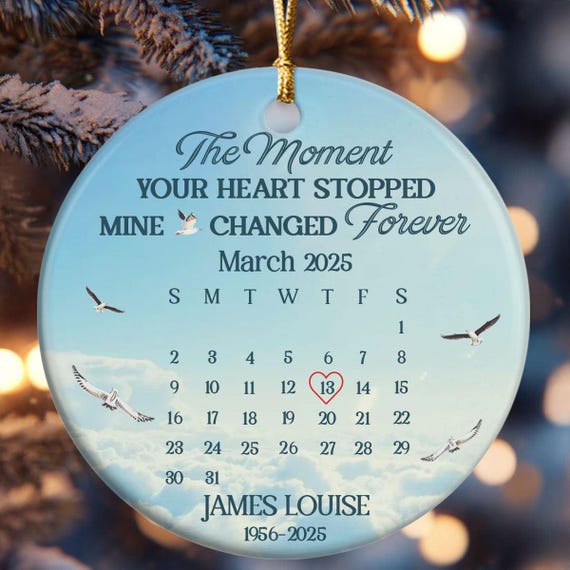 Personalized Gifts Custom Photo The Moment Your Heart Stopped, Mine ...