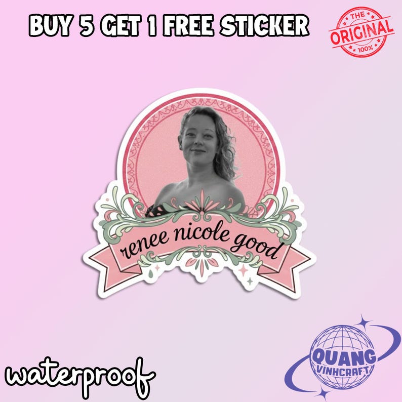 Renee Nicole Good Sticker, Justice Anti Ice Magnet - Etsy UK
