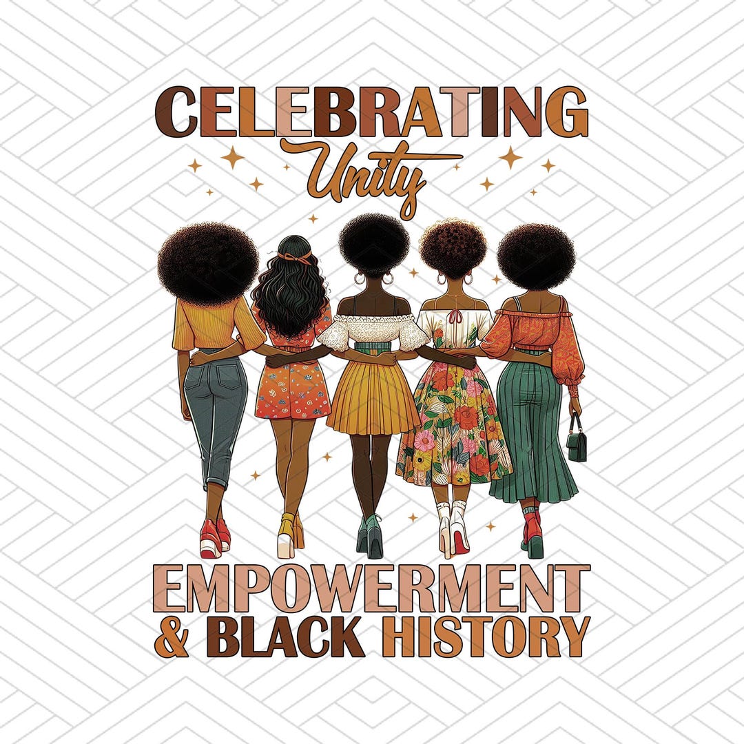 Celebrating Unity Empowerment Png, Black History PNG, Black History ...