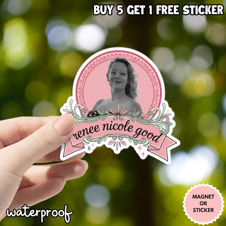 Renee Nicole Good Sticker, Justice Anti Ice Magnet - Etsy Canada