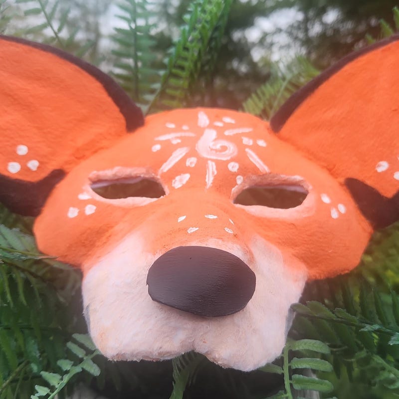 Red Fox Mask - Etsy