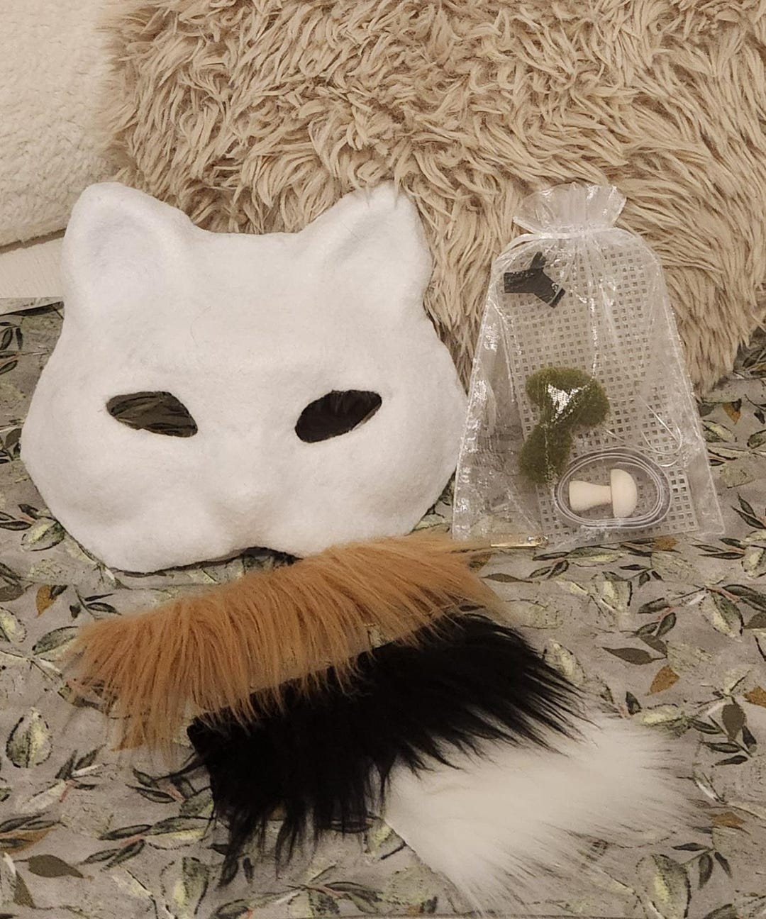 Therian Cat Mast, Cat Mask, Mask, Cosplay, Mask Kit, Costume ...