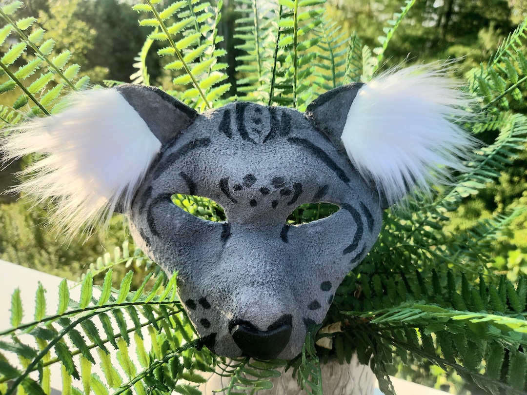 Snow Leopard Mask - Etsy