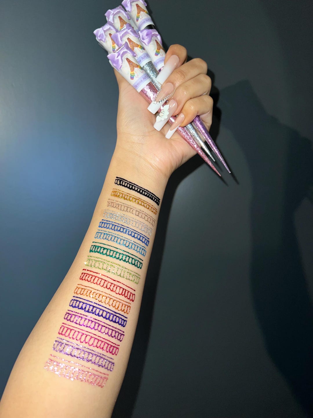 GLITTER SINGLE CONE | 15g | Glitter Henna - Etsy