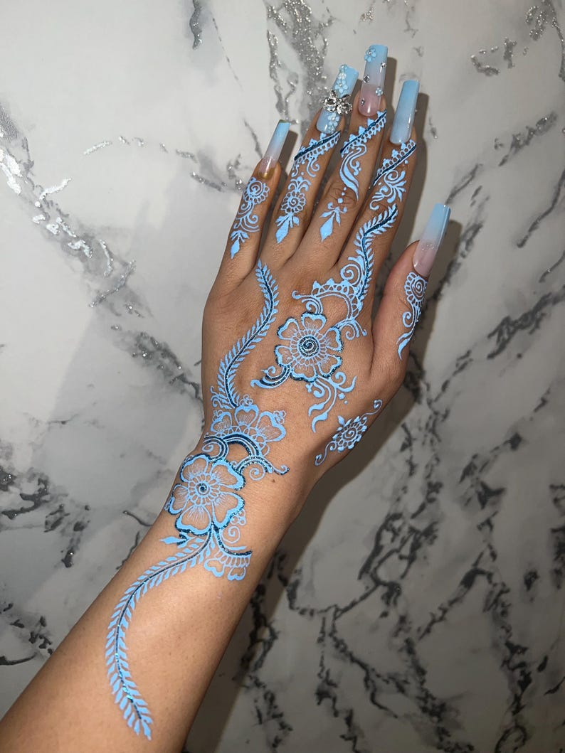 GLITTER SINGLE CONE | 15g | Glitter Henna - Etsy