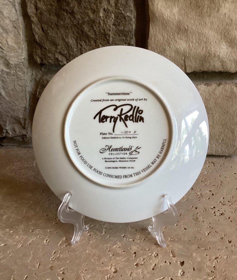 Terry Redlin Collectible Plate - Etsy