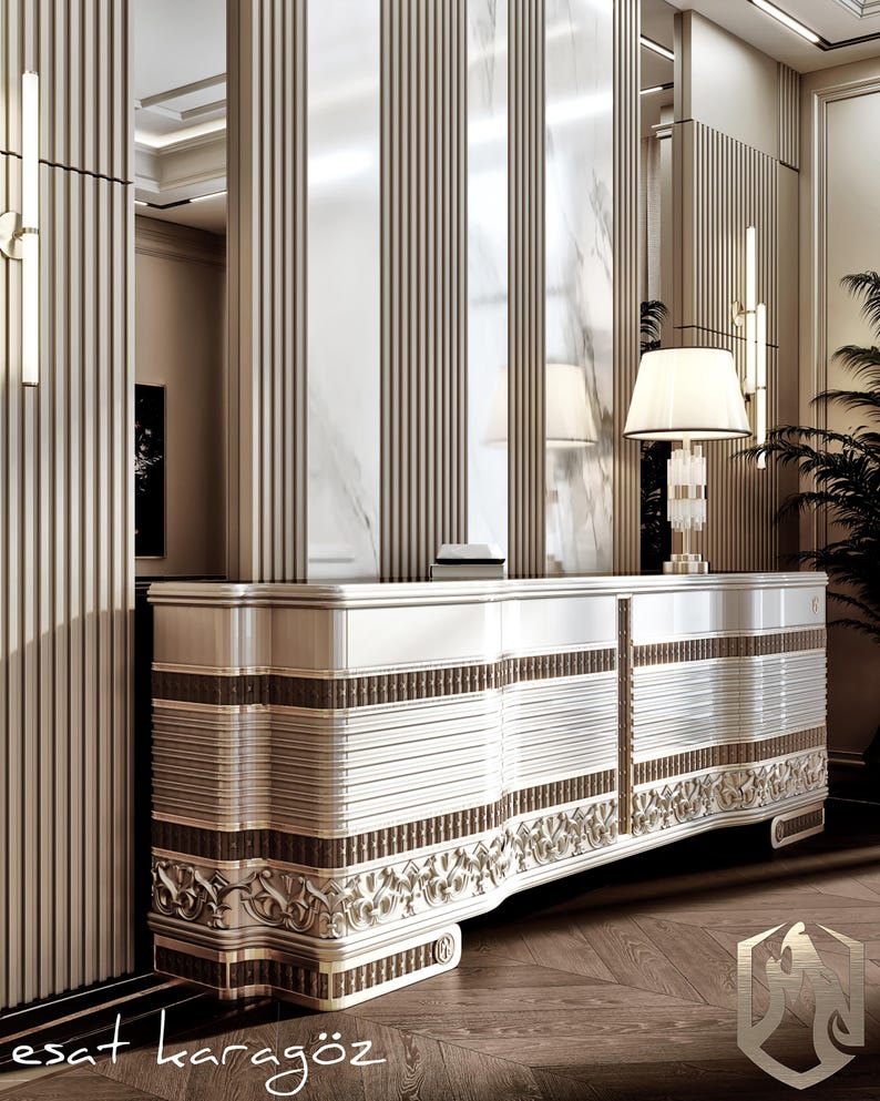 Grand Classic Fluted Console Table - Etsy