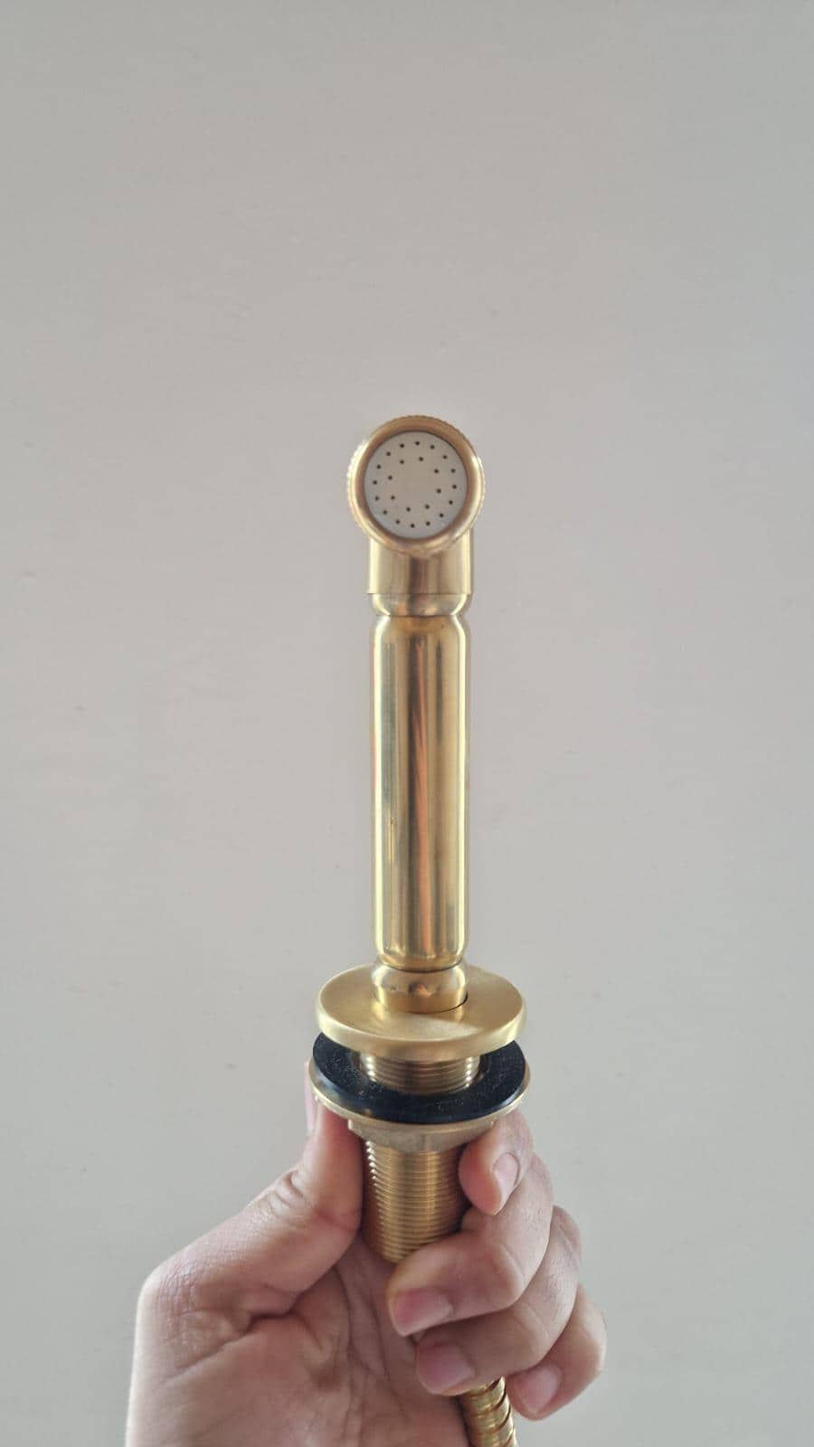 Unlacquered Brass Side Spray Kitchen, Solid Brass Sprayer With High ...