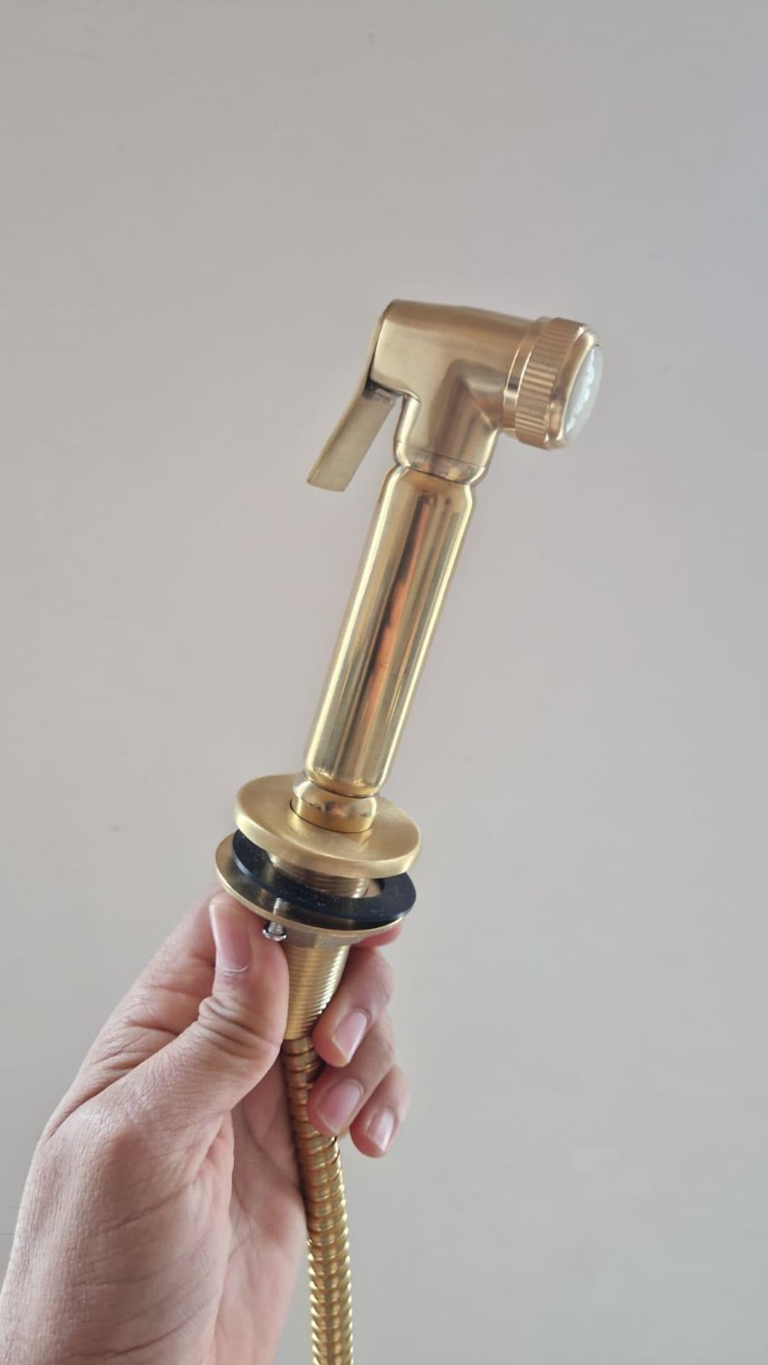 Unlacquered Brass Side Spray Kitchen, Solid Brass Sprayer With High ...