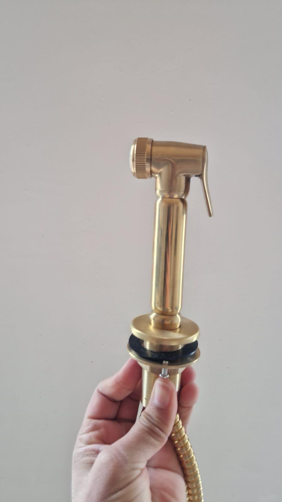 Unlacquered Brass Side Spray Kitchen, Solid Brass Sprayer With High ...