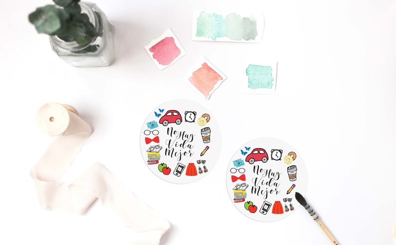 No Hay Vida Mejor Spanish Best Life Ever Stickers - Etsy