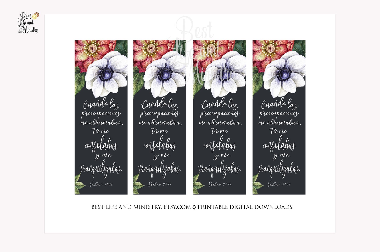 JW Spanish Scripture Bookmarks Gifts JW Printable Bookmarks | Etsy