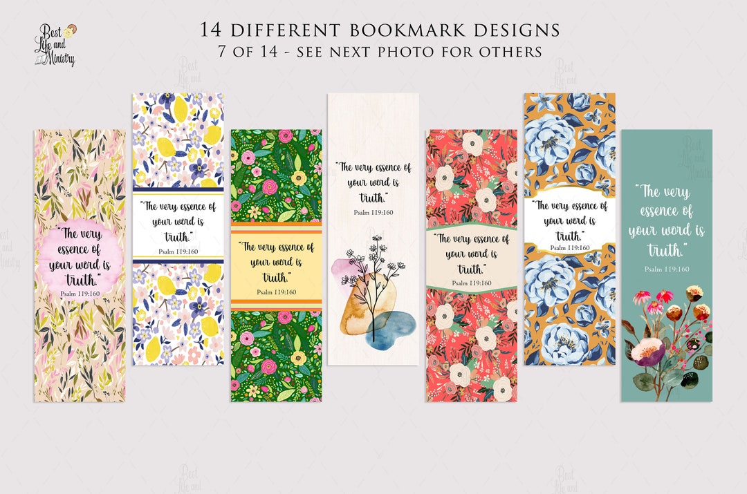 JW Printable Bookmarks the Very Essence of Your Word is Truth Psalm 119 ...