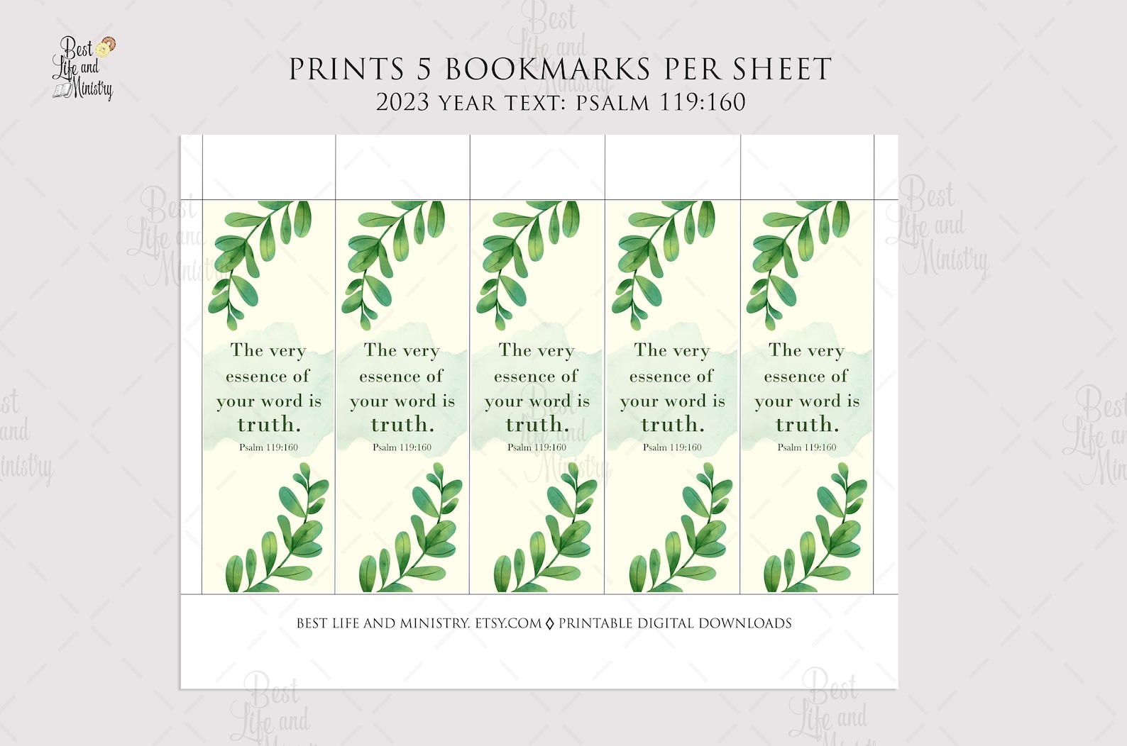 Printable Bookmarks for Brothers and Sisters 2023 Yeartext - Etsy