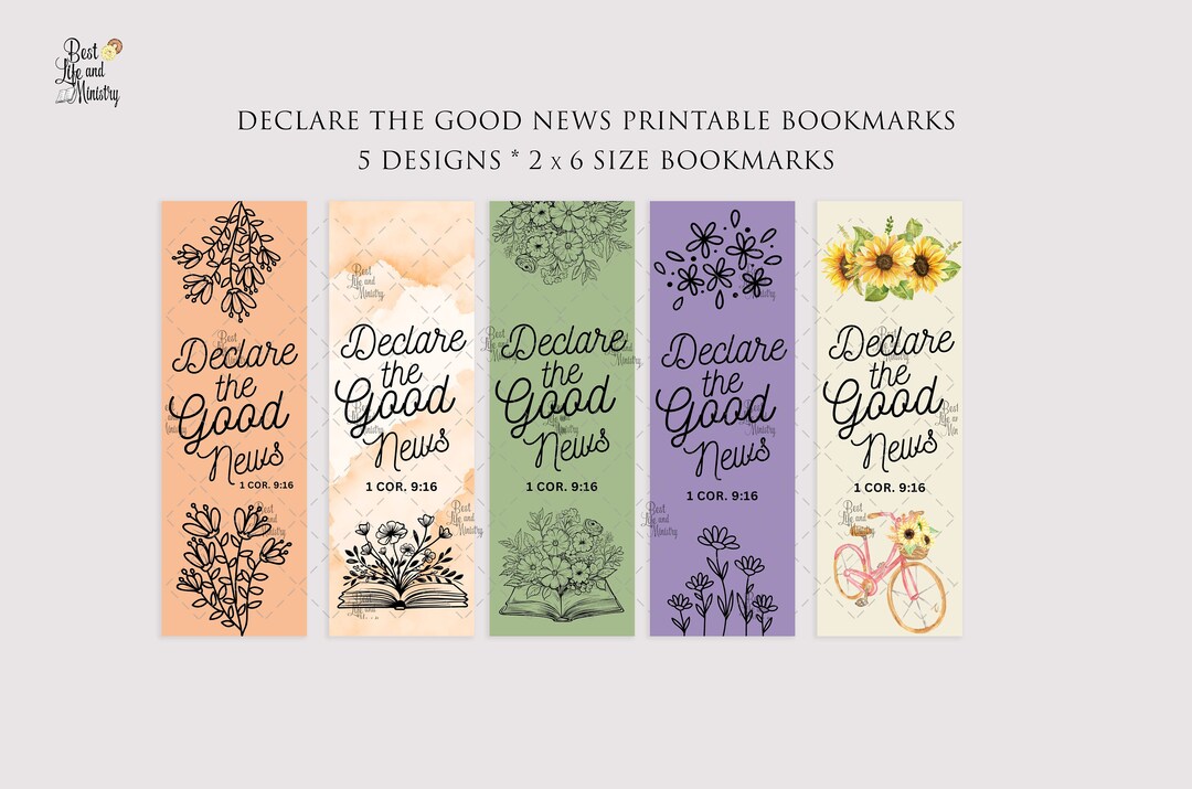 JW Declare the Good News Printable Bookmarks - Etsy