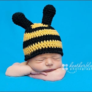 Baby Boys Hat, Baby Girls Hat, Bee Hat, Newborn Bee Hat, Photo Props ...