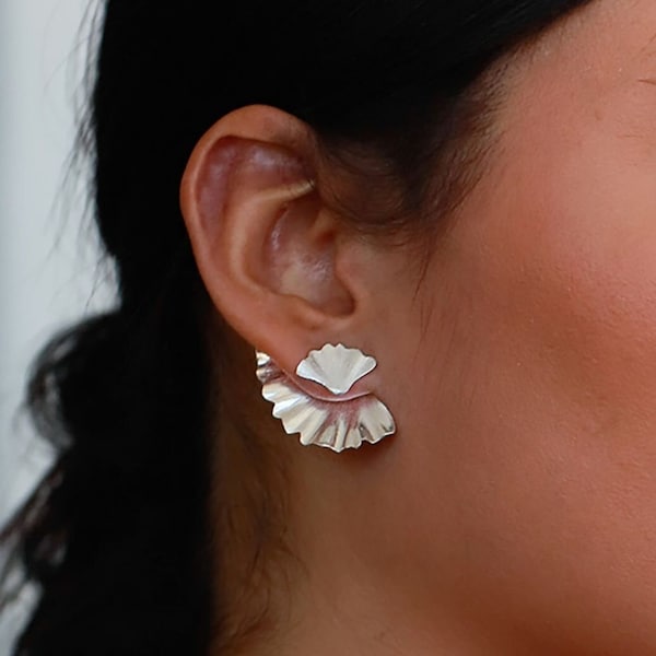 Two Part Earrings - Etsy