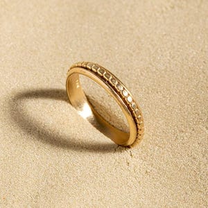 Solid Gold Spinner Ring, Diamond Fidget Ring, 14k Spinner Ring, Unique ...