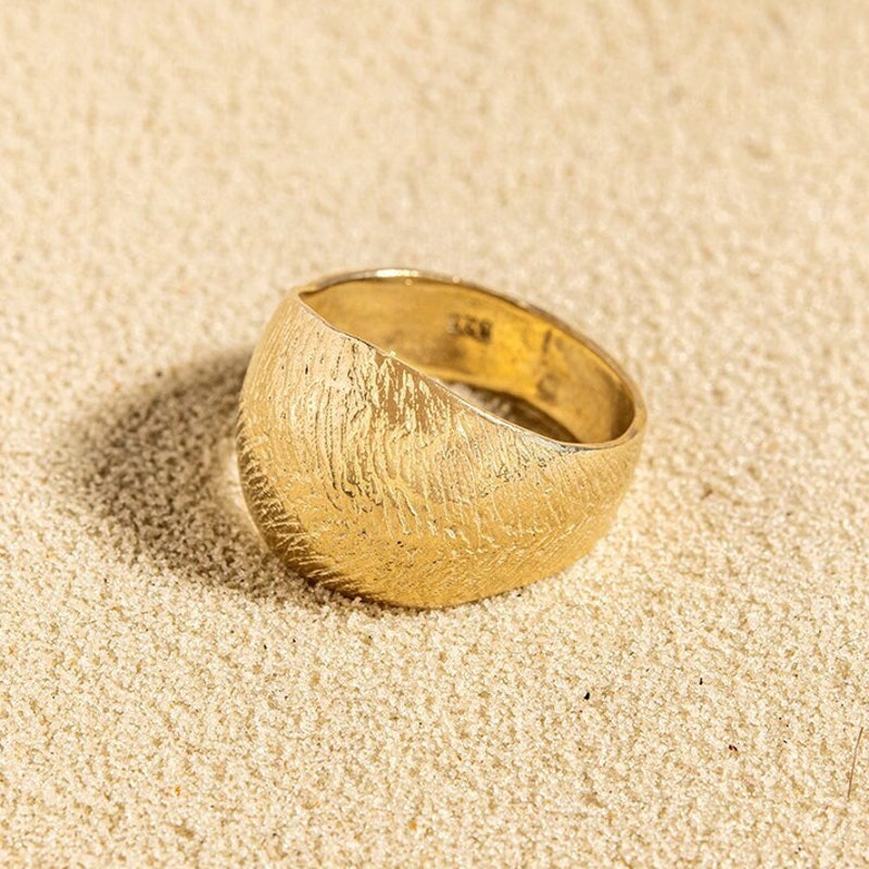 Large Gold Chunky Rings - Etsy