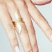 Gold Open Top Ring Open Ring Gold Statement Ring Gold - Etsy