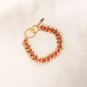 Rio Bracelet, Chain Link Bracelet, Colorful Stack Bracelets, Summer ...