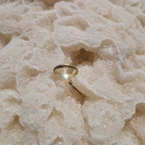 Solid Gold Spinner Ring, Diamond Fidget Ring, 14k Spinner Ring, Unique ...