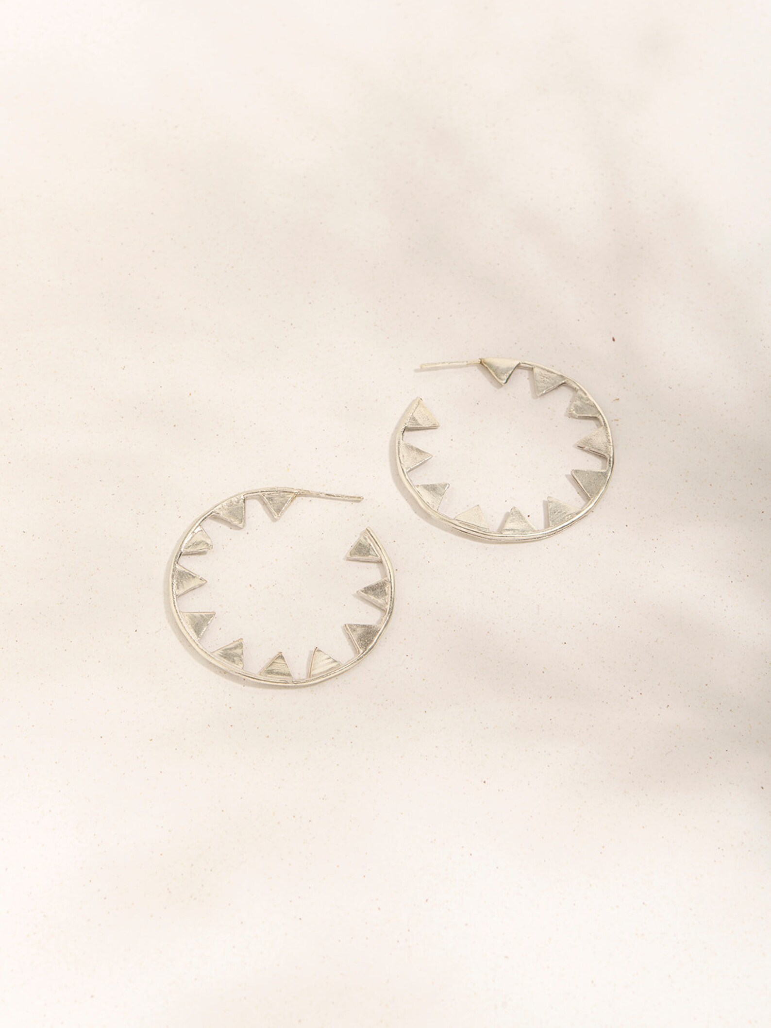 Creole Hoop Earrings, Large Sterling Silver Hoop Earrings for Women ...
