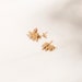 Front Back Earrings, Crown Ear Cuff, Crown Earrings, Assymetrical, Gold ...