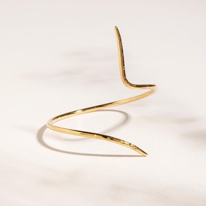 Snake Bracelet Gold , Rose Gold Arm Cuff, Rose Gold Arm Bracelet, Wrist ...