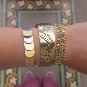 Gold Cuff Bracelet Unique Cuff Bracelet Wrist Cuff Bracelet - Etsy