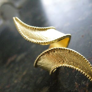 Gold Open Top Ring, Open Ring Gold Statement Ring, Gold Cocktail Ring ...