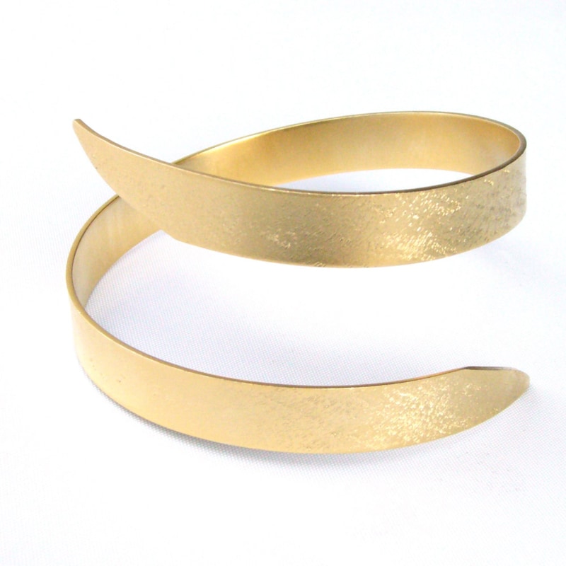 Gold Arm Cuff - Etsy