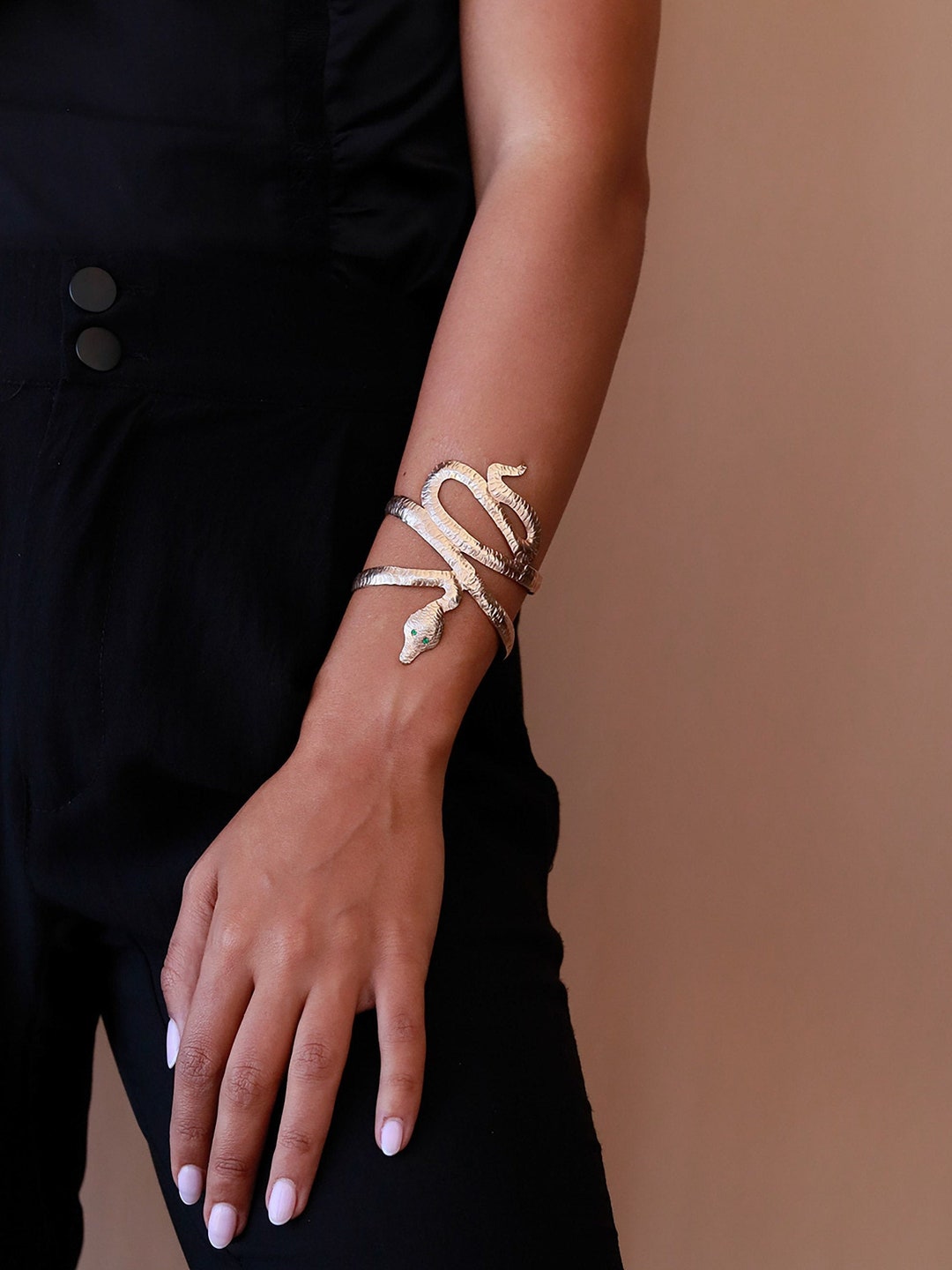 Rose Gold Bracelet, Statement Cuff, Unique Bracelet, Bohemian Jewelry ...
