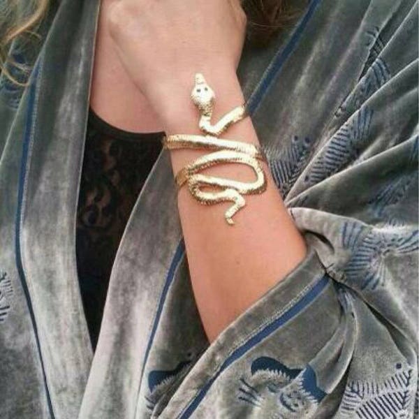 Snake Arm Cuff - Etsy
