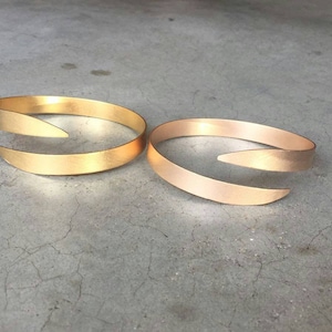 Greek Upper Arm Bracelet, Rose Gold Upper Arm Band, Gold Upper Arm Cuff ...