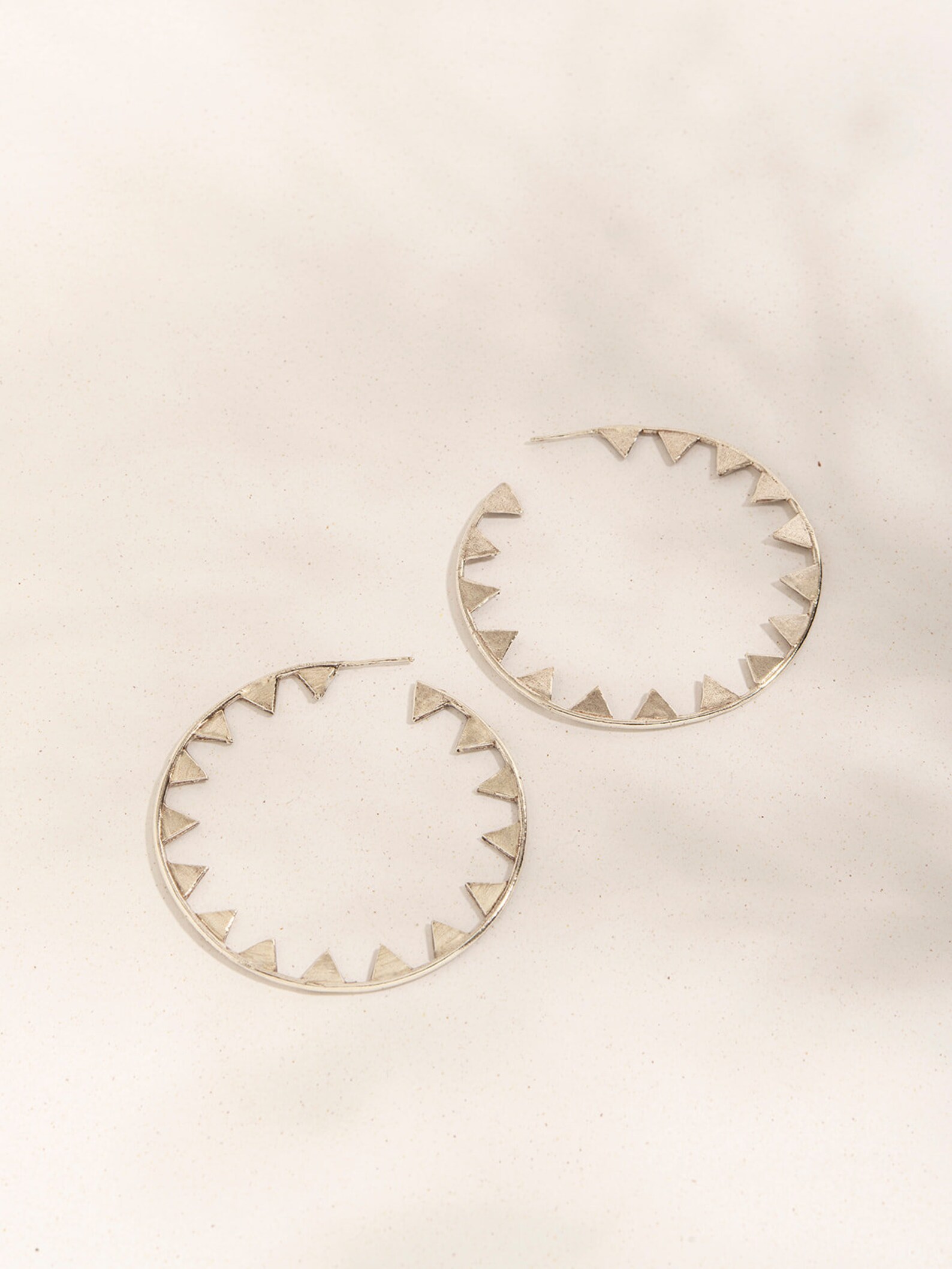 Creole Hoop Earrings, Large Sterling Silver Hoop Earrings for Women ...