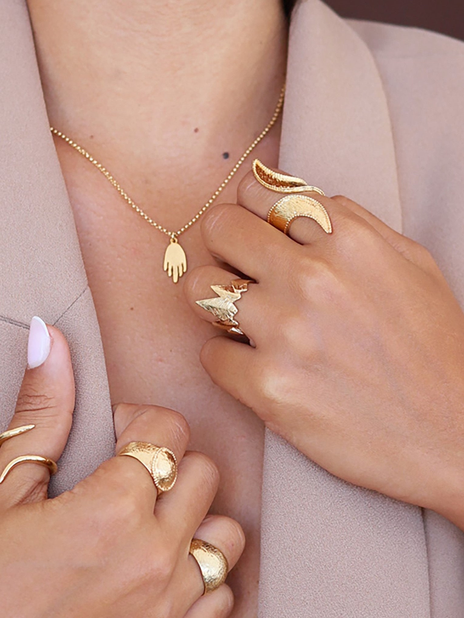 Arrow Ring Spike Ring Gold Boho Ring Gold Crown Ring Gold | Etsy