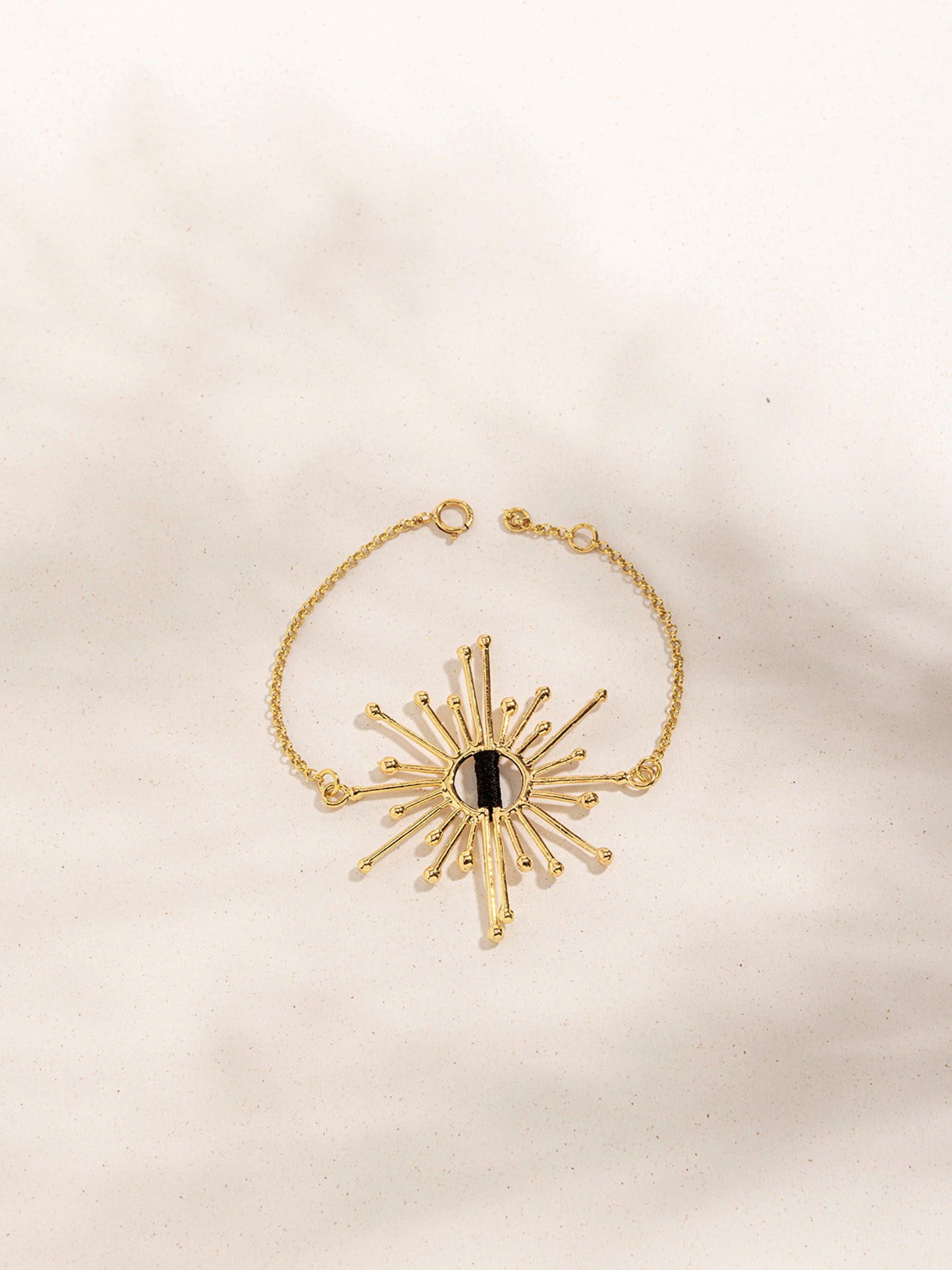 Sun Bracelet, Statement Gold Bracelet, Sun Jewelry, Unique Gold ...