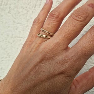 Solid Gold Spinner Ring, Diamond Fidget Ring, 14k Spinner Ring, Unique ...