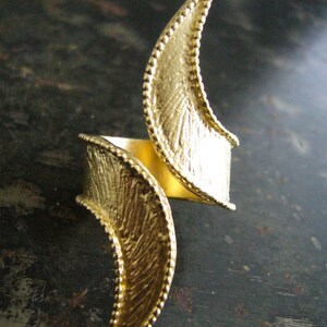 Gold Open Top Ring, Open Ring Gold Statement Ring, Gold Cocktail Ring ...